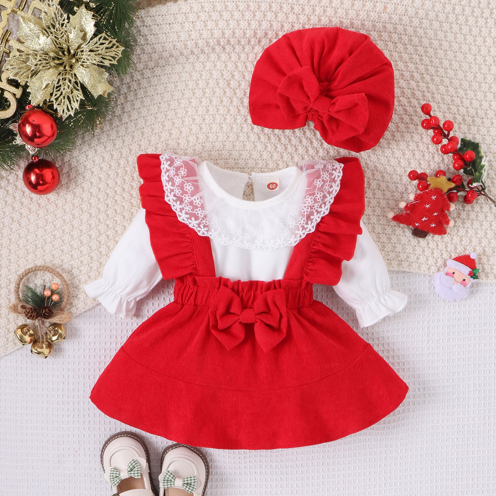 Newborn Christmas Dress visikids newborn-christmas-dress-visikids