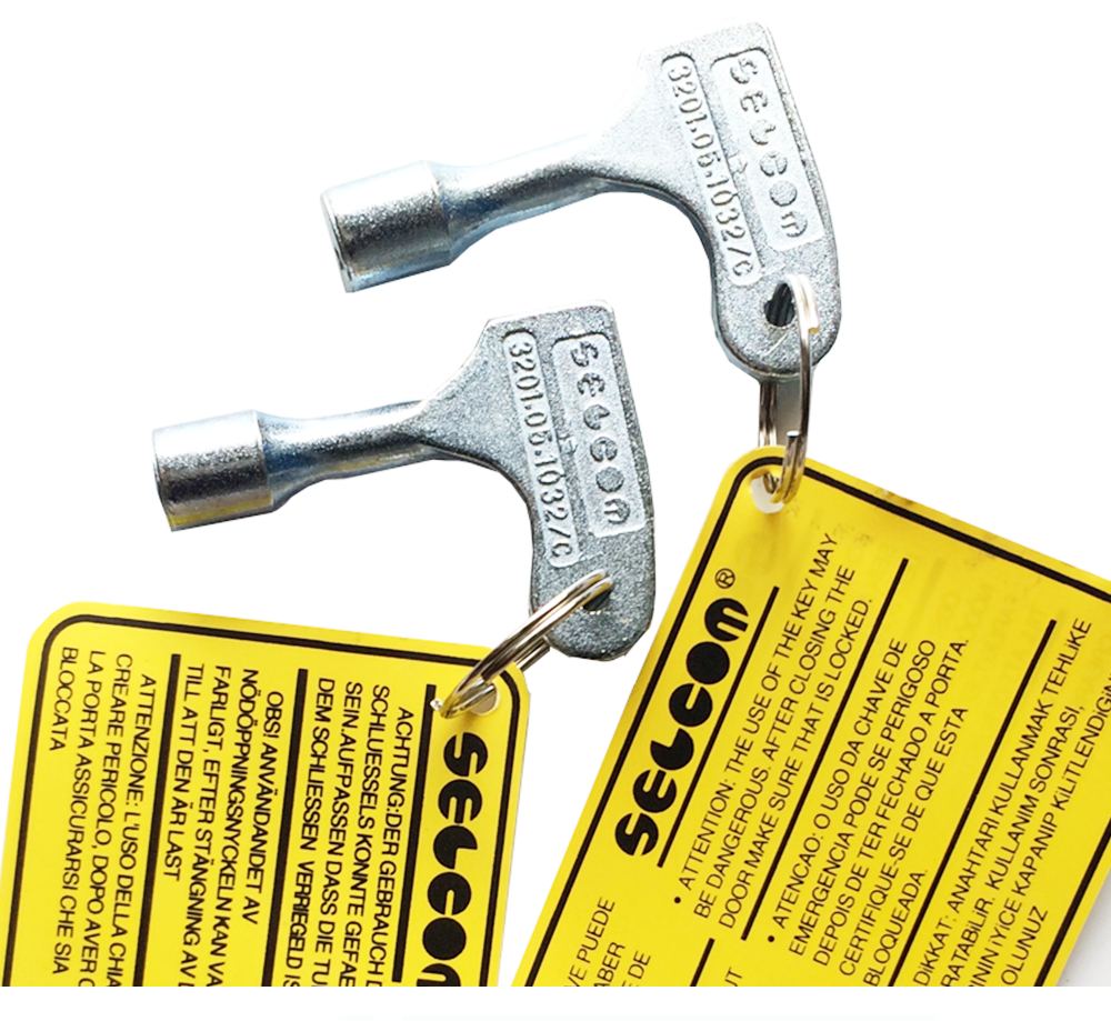 SELCOM Elevator Triangular Key 3201.05.1032/C Hall Door Triangle Key A