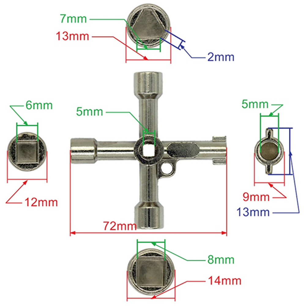 Various Elevaor Triangular Key Door Lift Triangle Key General Ansons L