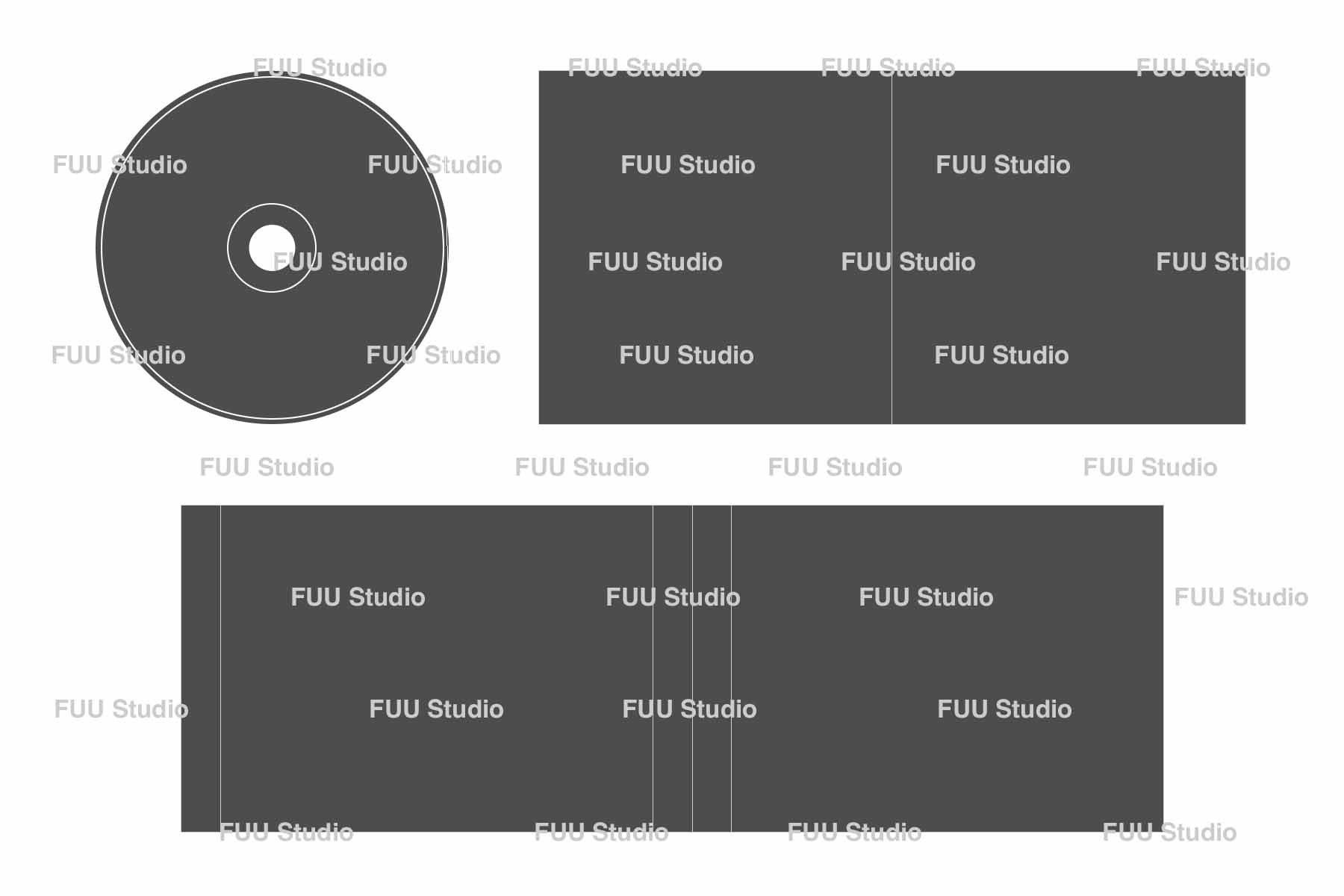 [DIY] Little CD Album Case Set-FUU Studio