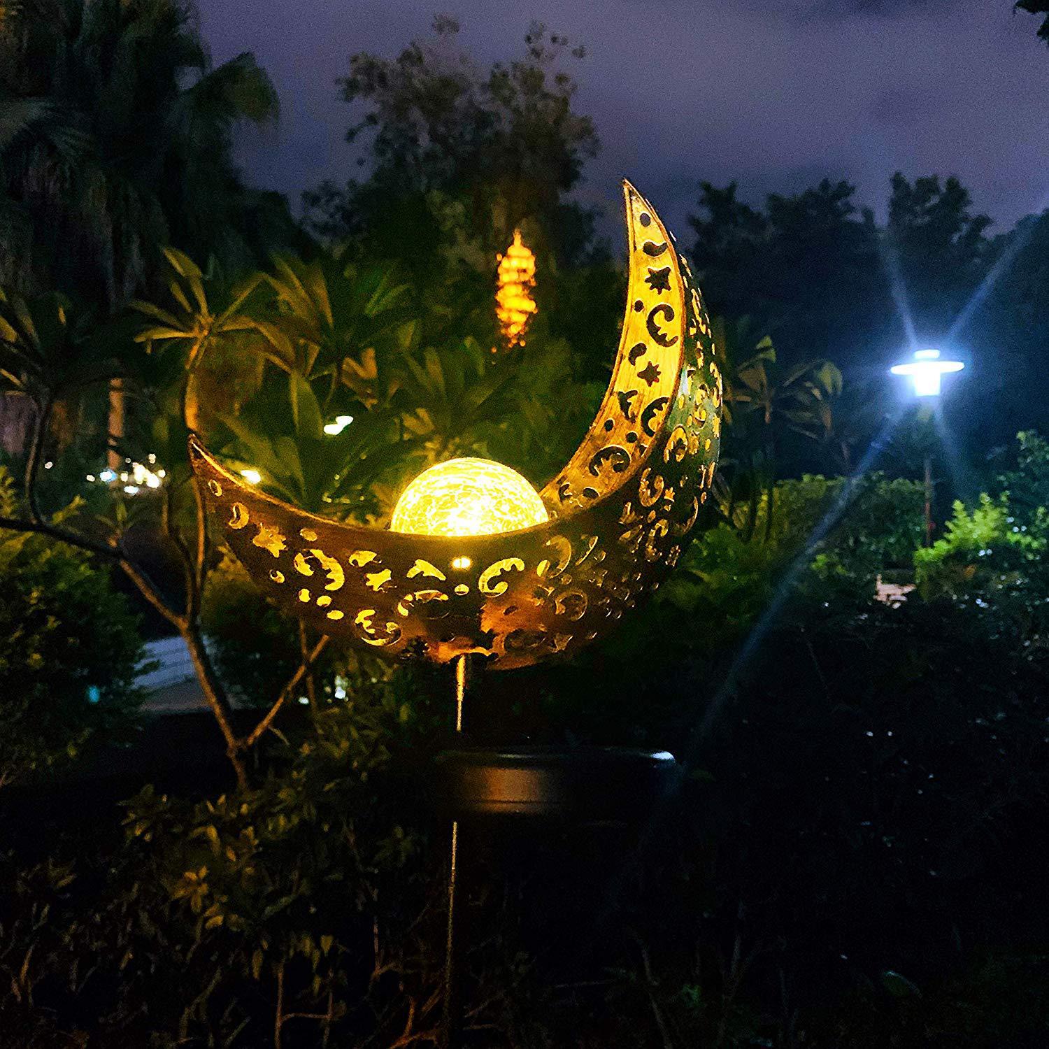 Decorative Moon Lamp - Solar Lights