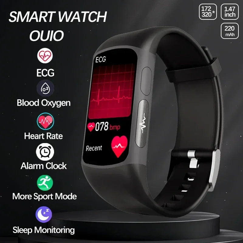 2024 New Blood Lipids Uric Acid Blood Glucose Smart Watch Fitness Trac
