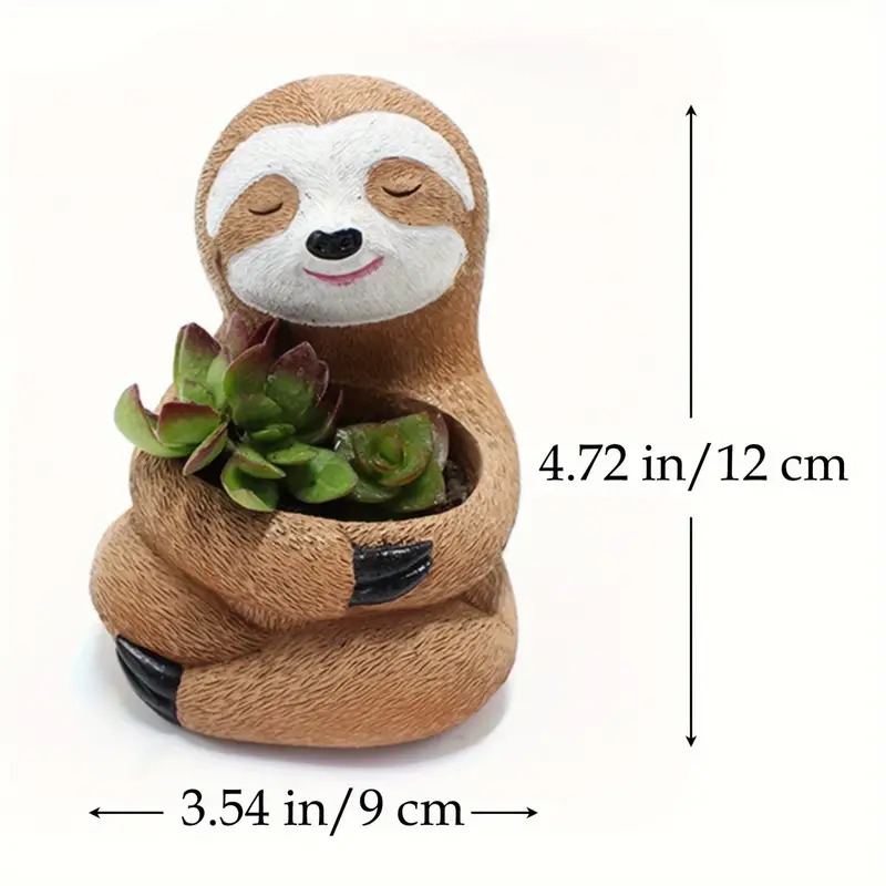 Sloth Statue Planter Pot – echodecor