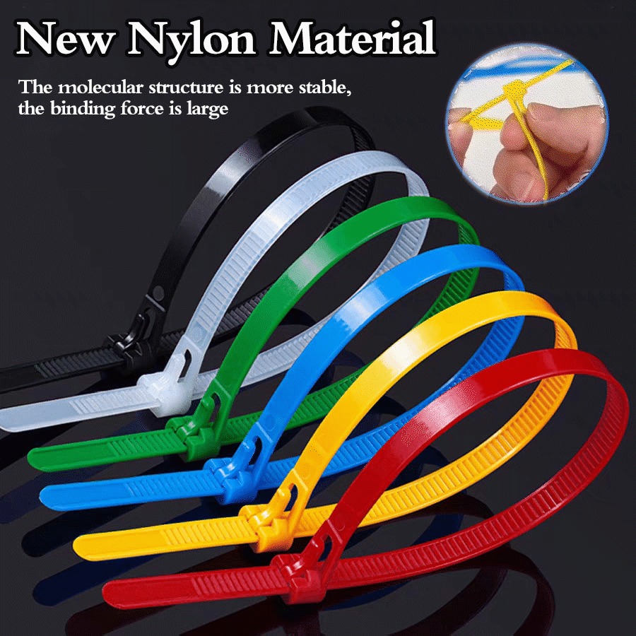 Buckle Self-locking Premium Nylon Cable Wire Ties – echodecor