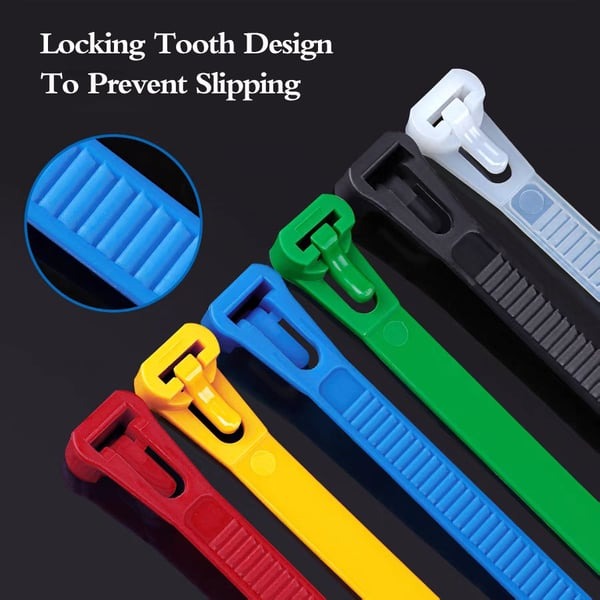 Buckle Self-locking Premium Nylon Cable Wire Ties – echodecor