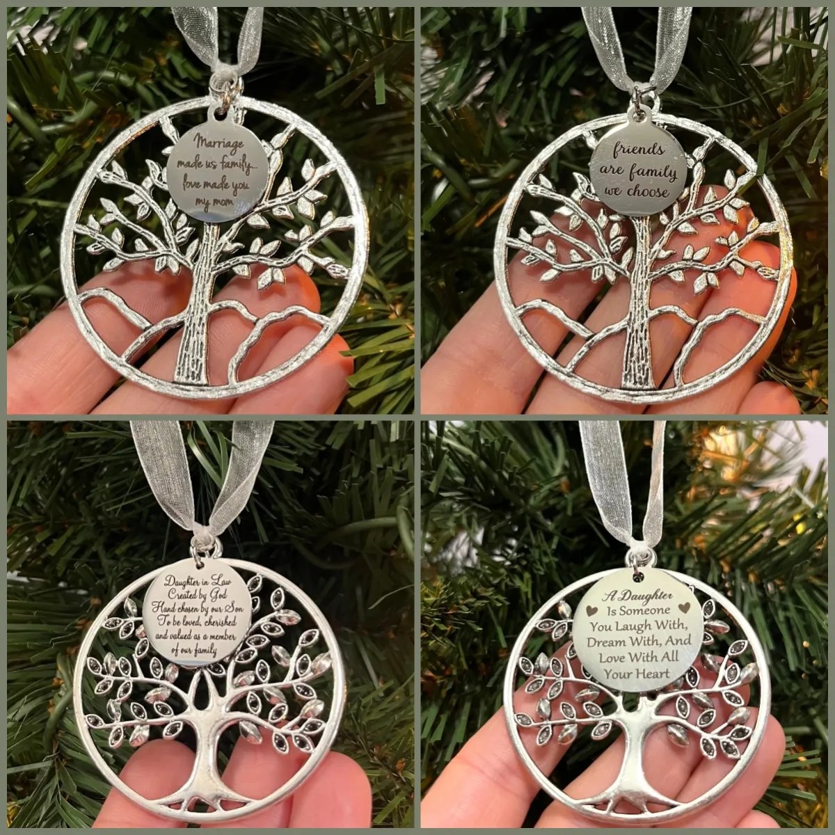 🎄🌼Tree Of Life Christmas Decorations-Personalized Gift for Friend an