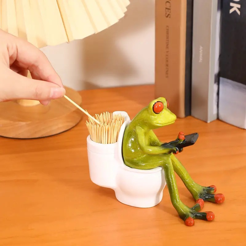 Creative Frog Pen Holder