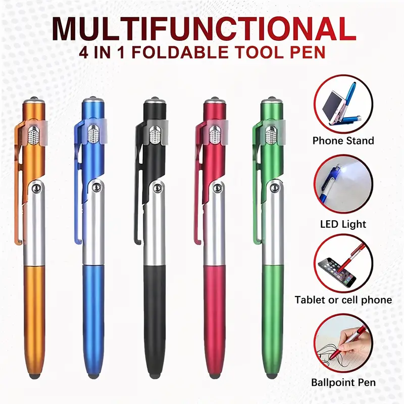 4-in-1 Folding Light Ballpoint Pen – echodecor