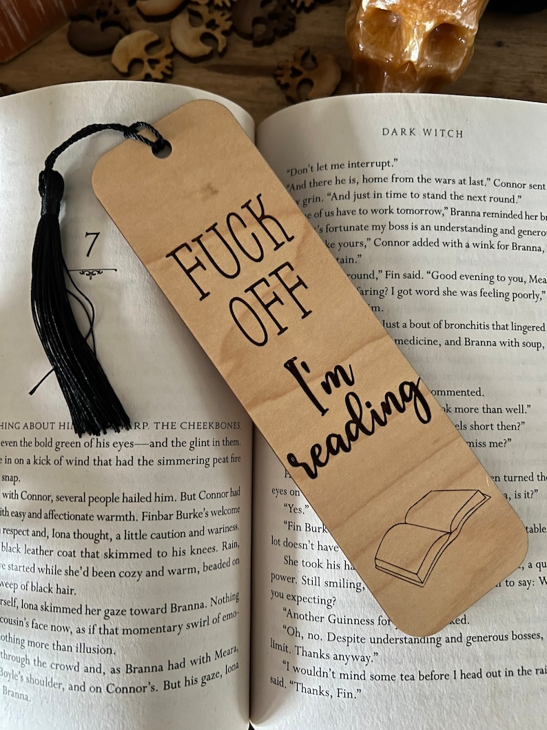 Funny Wooden Bookmark-From sarcastic to cute! – echodecor