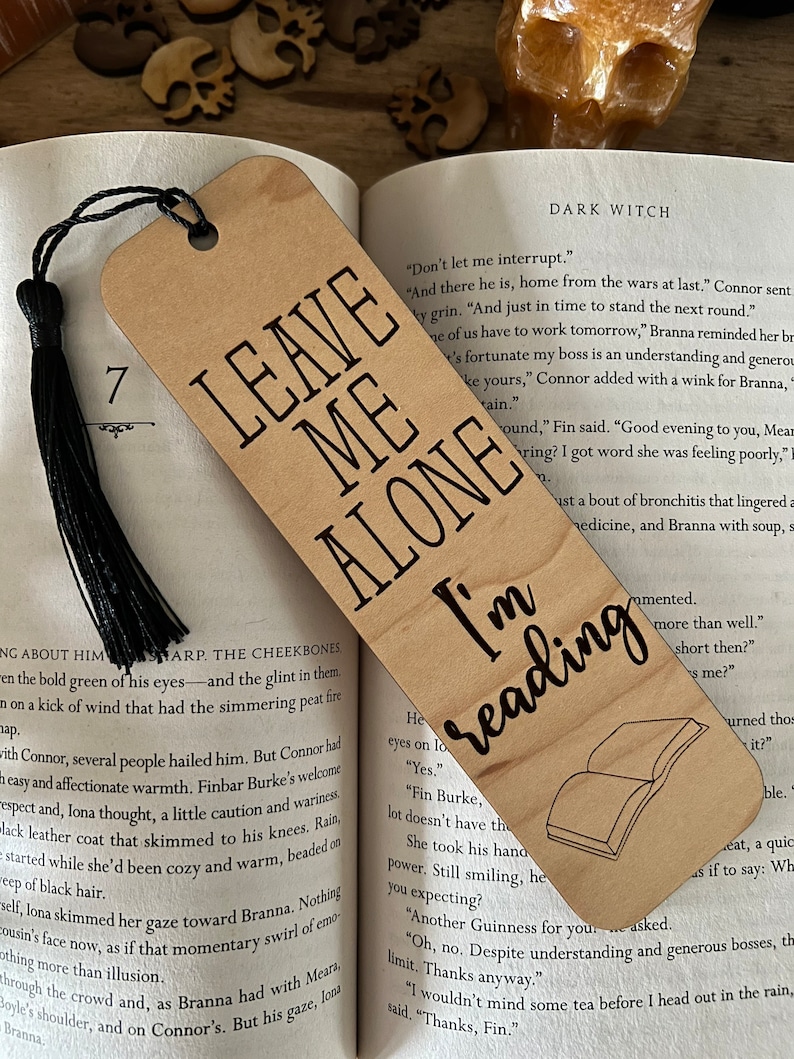 Funny Wooden Bookmark-From sarcastic to cute! – echodecor