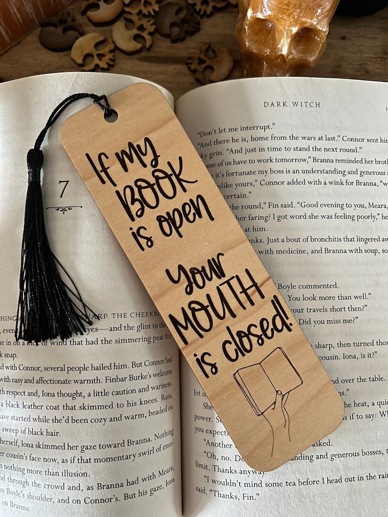 Funny Wooden Bookmark-From sarcastic to cute! – echodecor