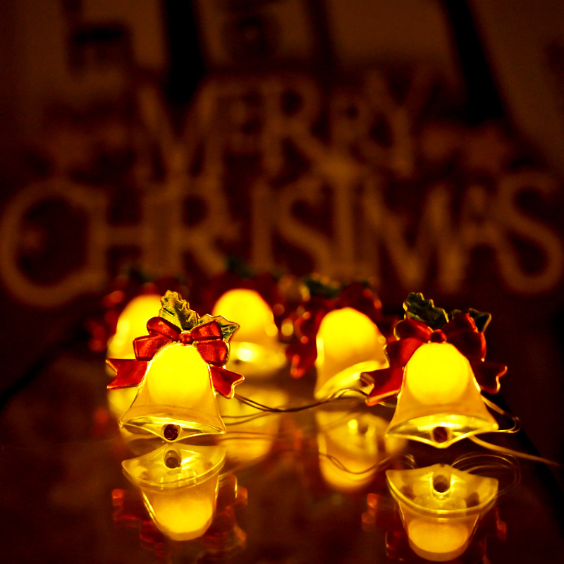 🎄🔔Super Cute Jingle Bell String Lights – echodecor