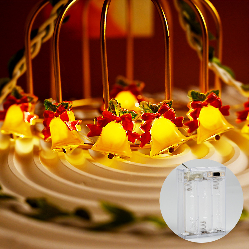 🎄🔔Super Cute Jingle Bell String Lights – echodecor