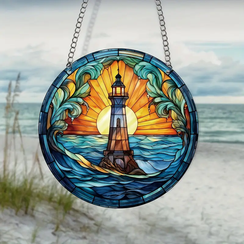 🏡 Hanging Lighthouse Light Catcher |Perfect Christmas House Decor🌞 ...