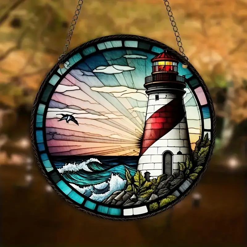 🏡 Hanging Lighthouse Light Catcher |Perfect Christmas House Decor🌞 ...