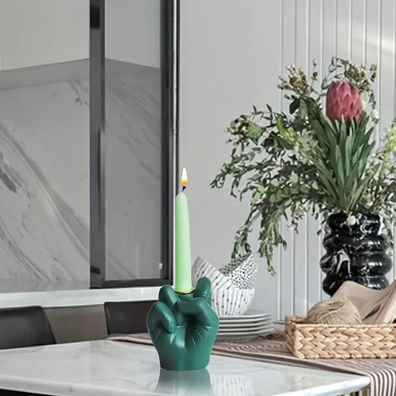 🕯️Fun Middle Finger Candlestick
