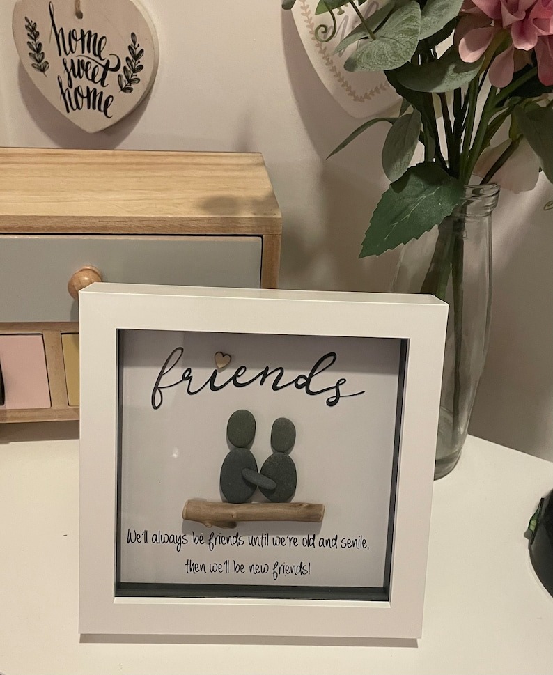 Pebble Art Frame-Gift to friends