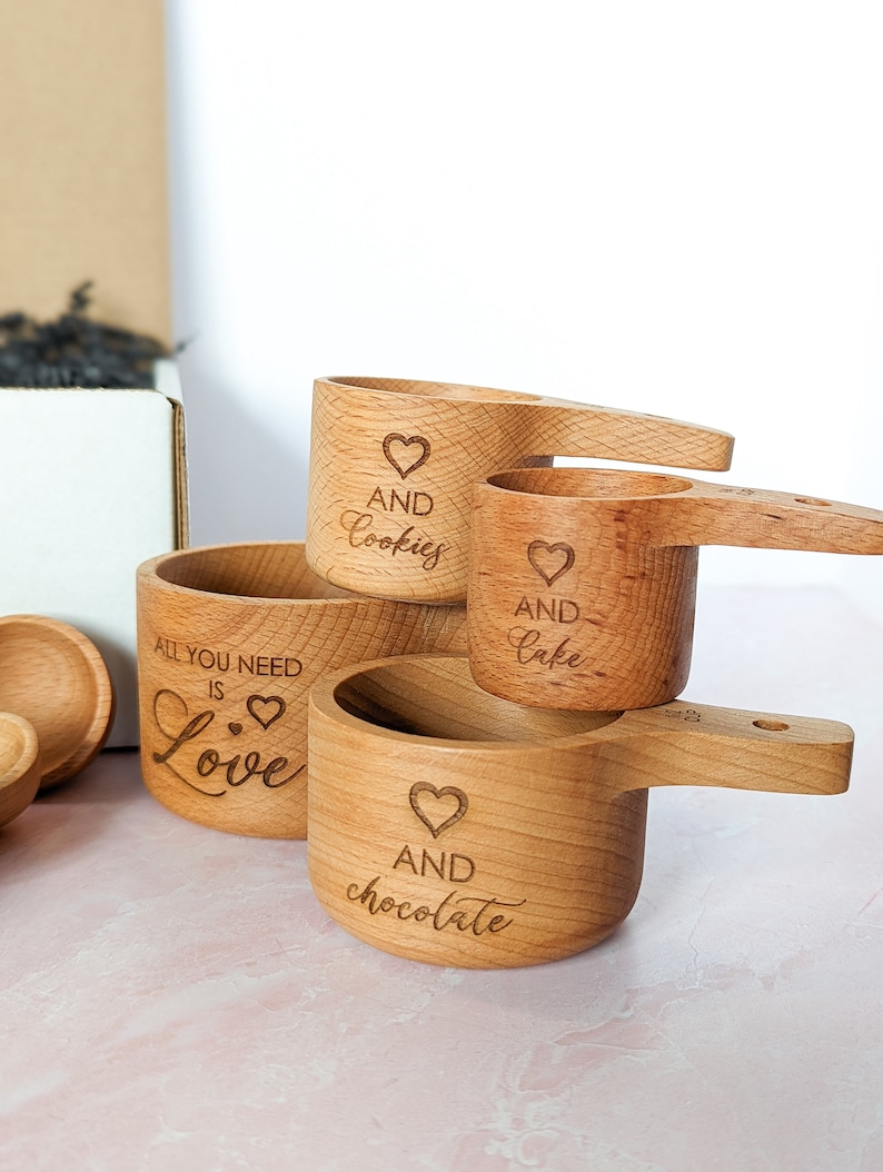 🎁Wooden Measuring Cups Set 🎁Wooden Measuring Cups Set