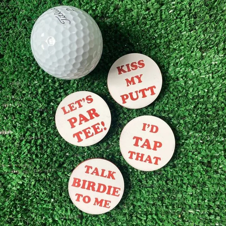 😂Funny Pun Golf Ball Markers Set – echodecor