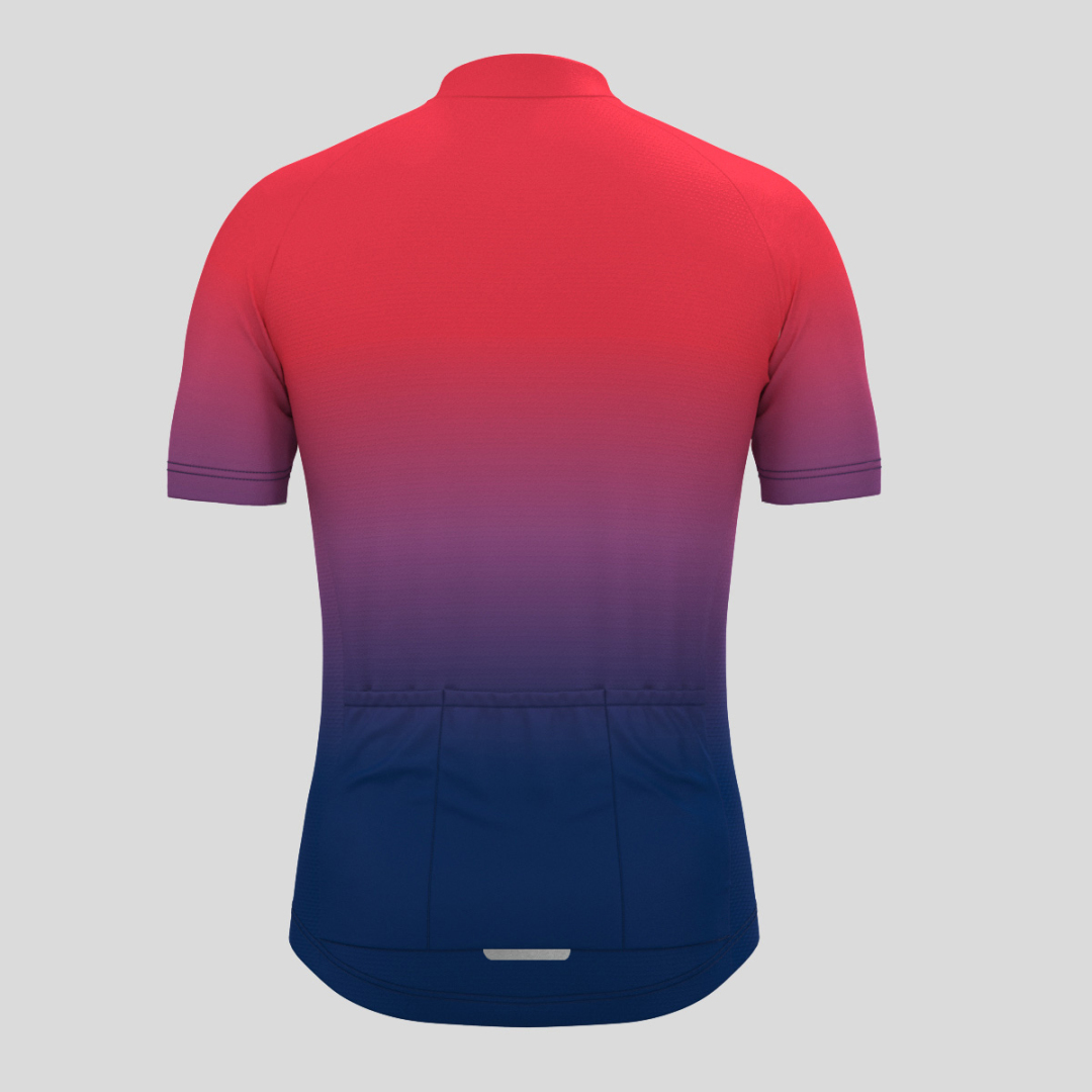 Men's Minimal Gradient Cycling Jersey - Volcano | Sanpella.cc