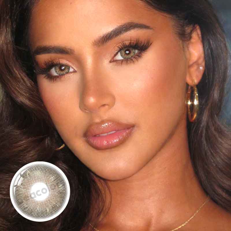 Beacolors Velora Brown color contact lenses for dark eyes -BEACOLORS