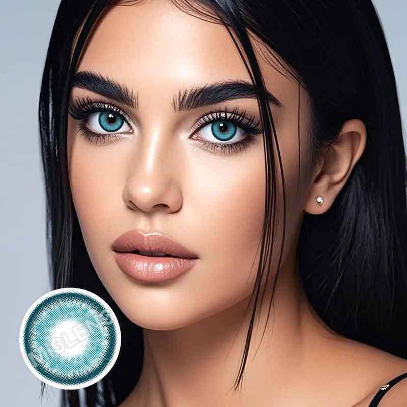 【Prescription】Mislens Cyan Blue color contact lenses -mislens