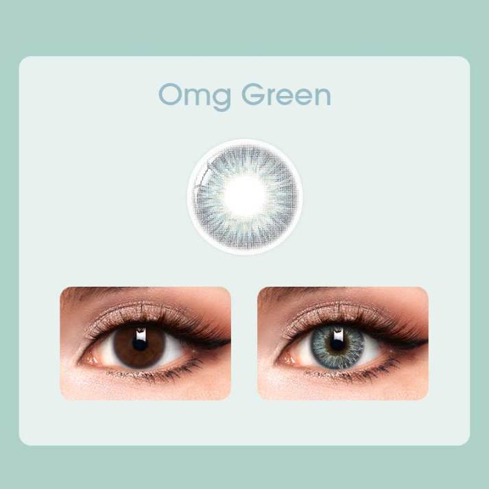 【Prescription】【New】Mislens Omg Green color contact lenses -mislens