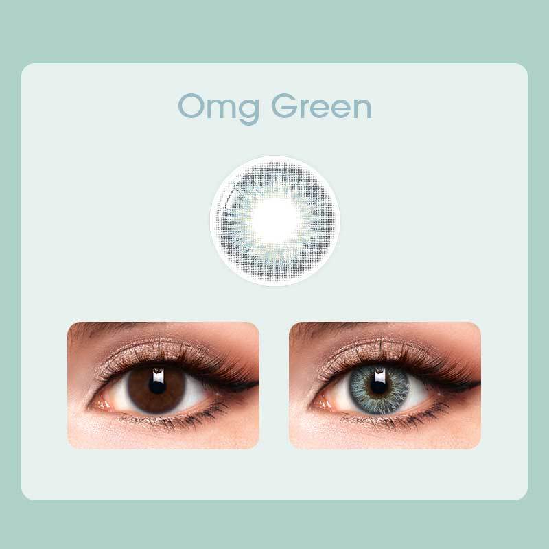 【Prescription】【New】Mislens Omg Green color contact lenses -mislens