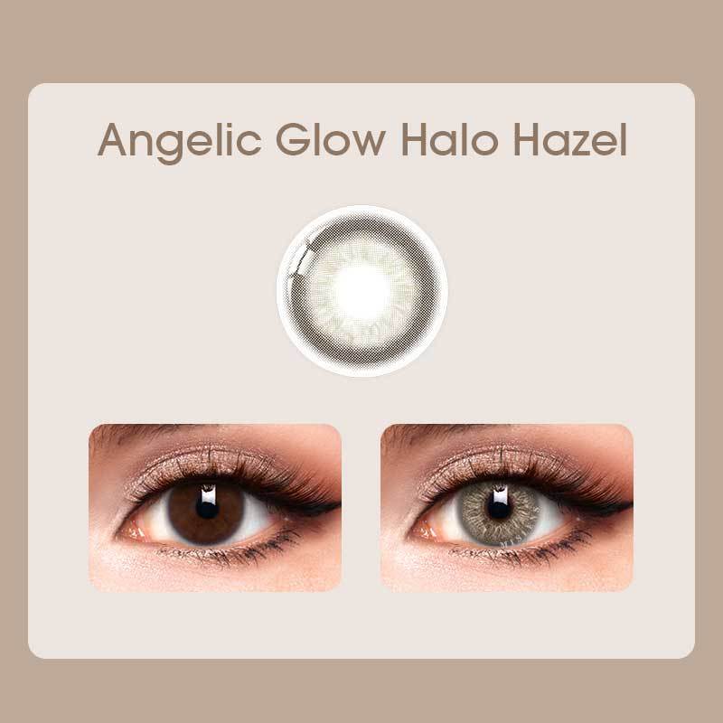 【New】Mislens Angelic Halo Hazel color contact lenses -mislens