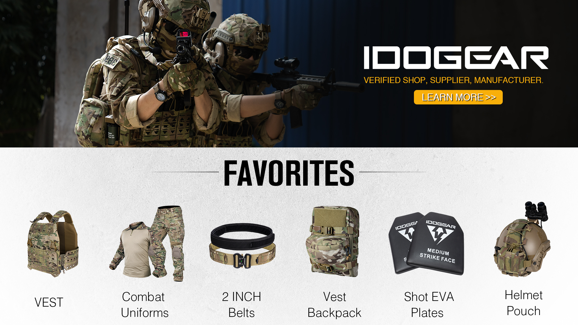 IDOGEAR Tactical-Global Professional Tactical Equipment Manufacturer