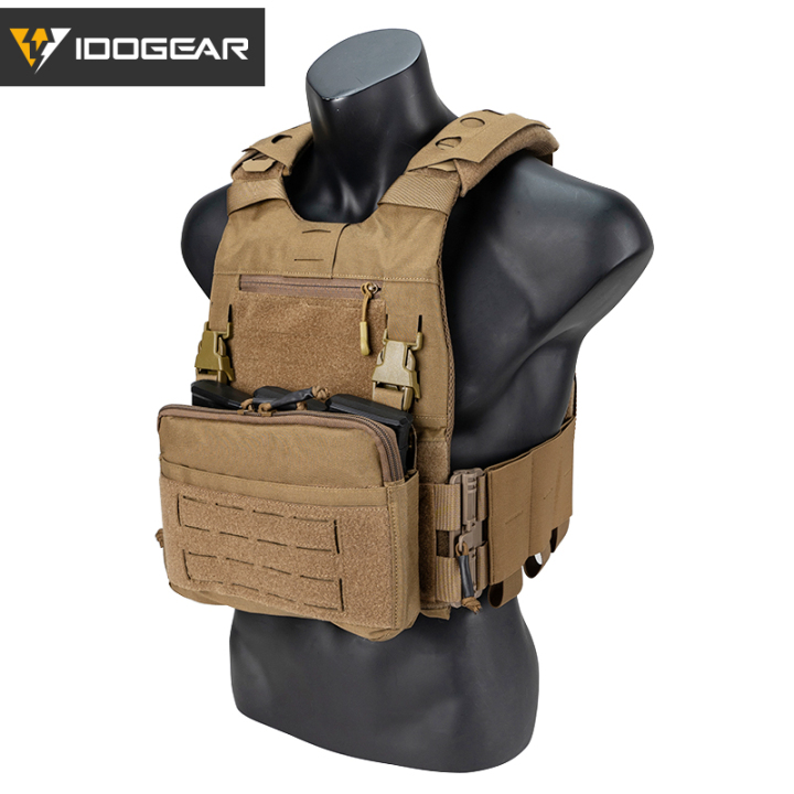 IDOGEAR Tactical FCSK 3.0EX Plate Carrier MOLLE Vest With inner Plates