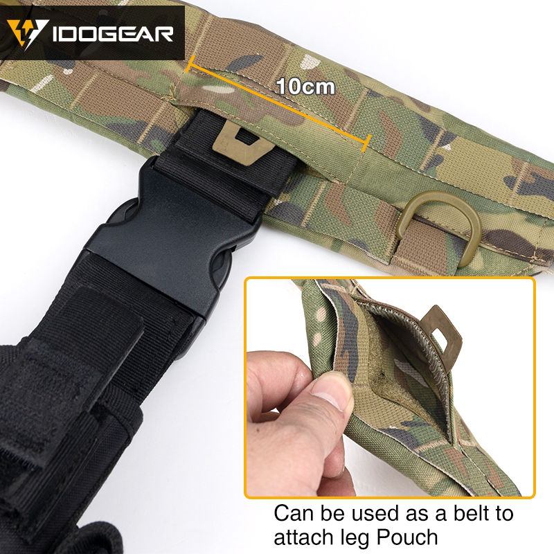 IDOGEAR Tactical Belt MOLLE Military Belt Modular Rigger's Belt ...