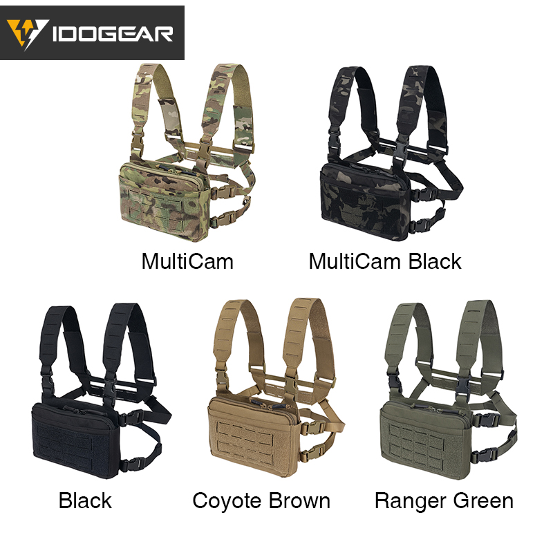 IDOGEAR Tactical FCSK 3.0EX Plate Carrier MOLLE Vest With inner Plates ...