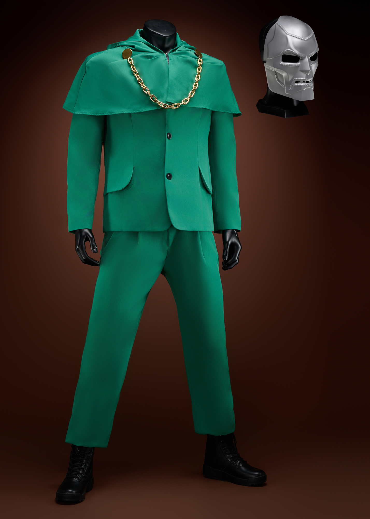Doctor Doom Costume Avengers Doomsday Victor Von Doom Suit Cosplay-CR