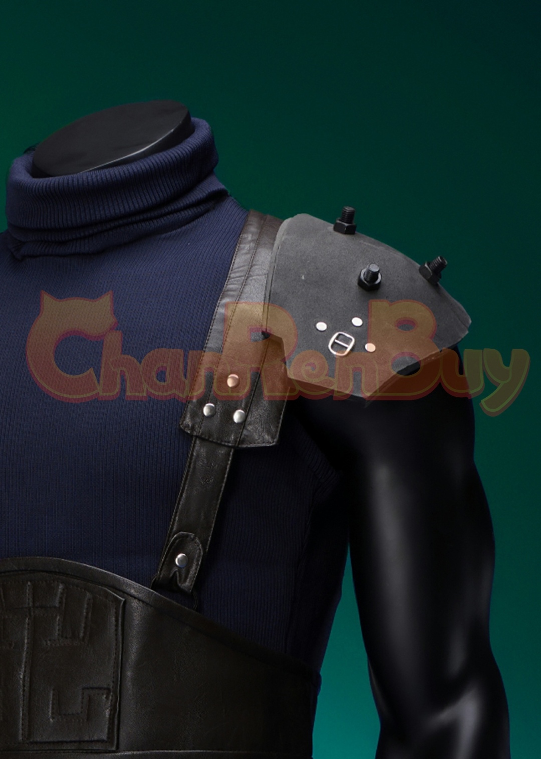 Cloud Strife Costume Final Fantasy VII Remake Suit Boots Cosplay-CR