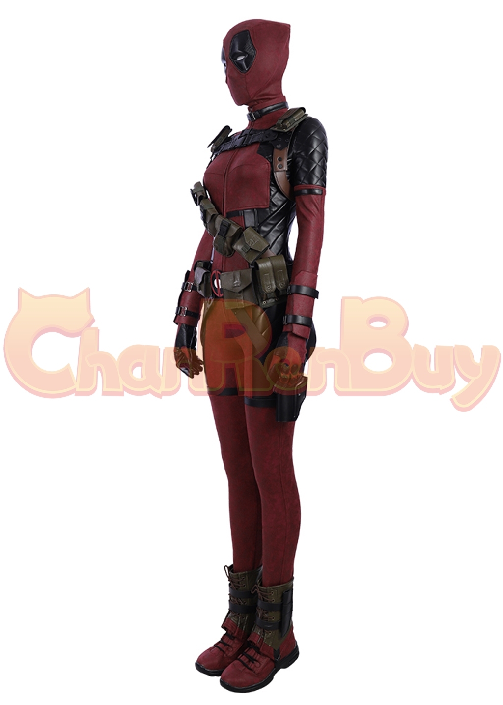 Ladypool Costume Deadpool Lady Women Version Suit Cosplay-Chaorenbuy