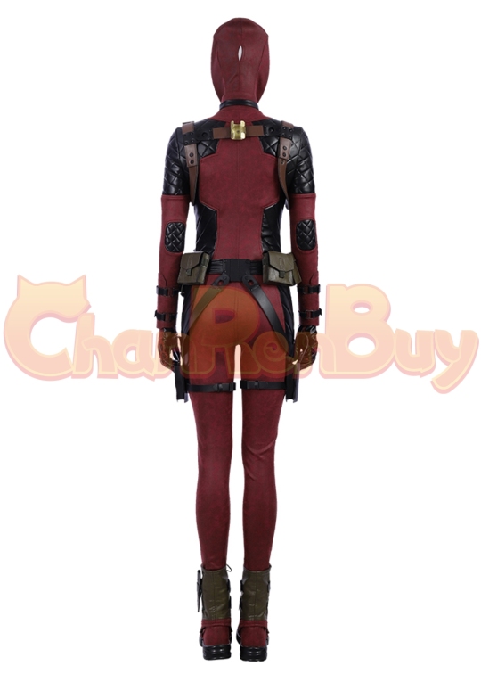 Ladypool Costume Deadpool Lady Women Version Suit Cosplay-Chaorenbuy