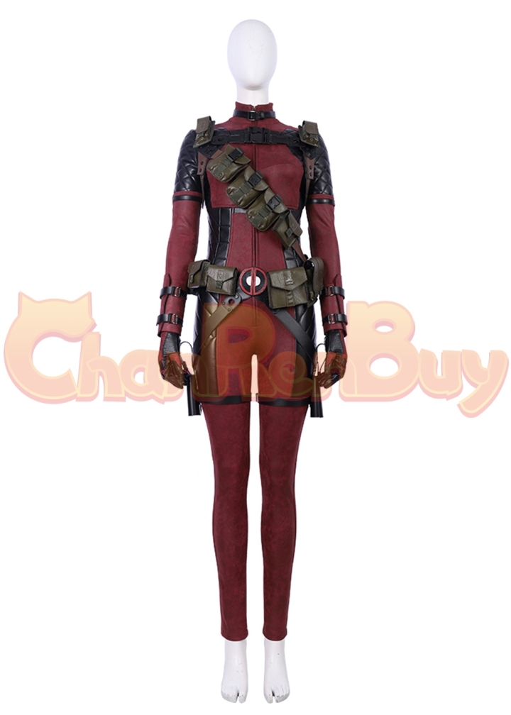 Ladypool Costume Deadpool Lady Women Version Suit Cosplay-Chaorenbuy
