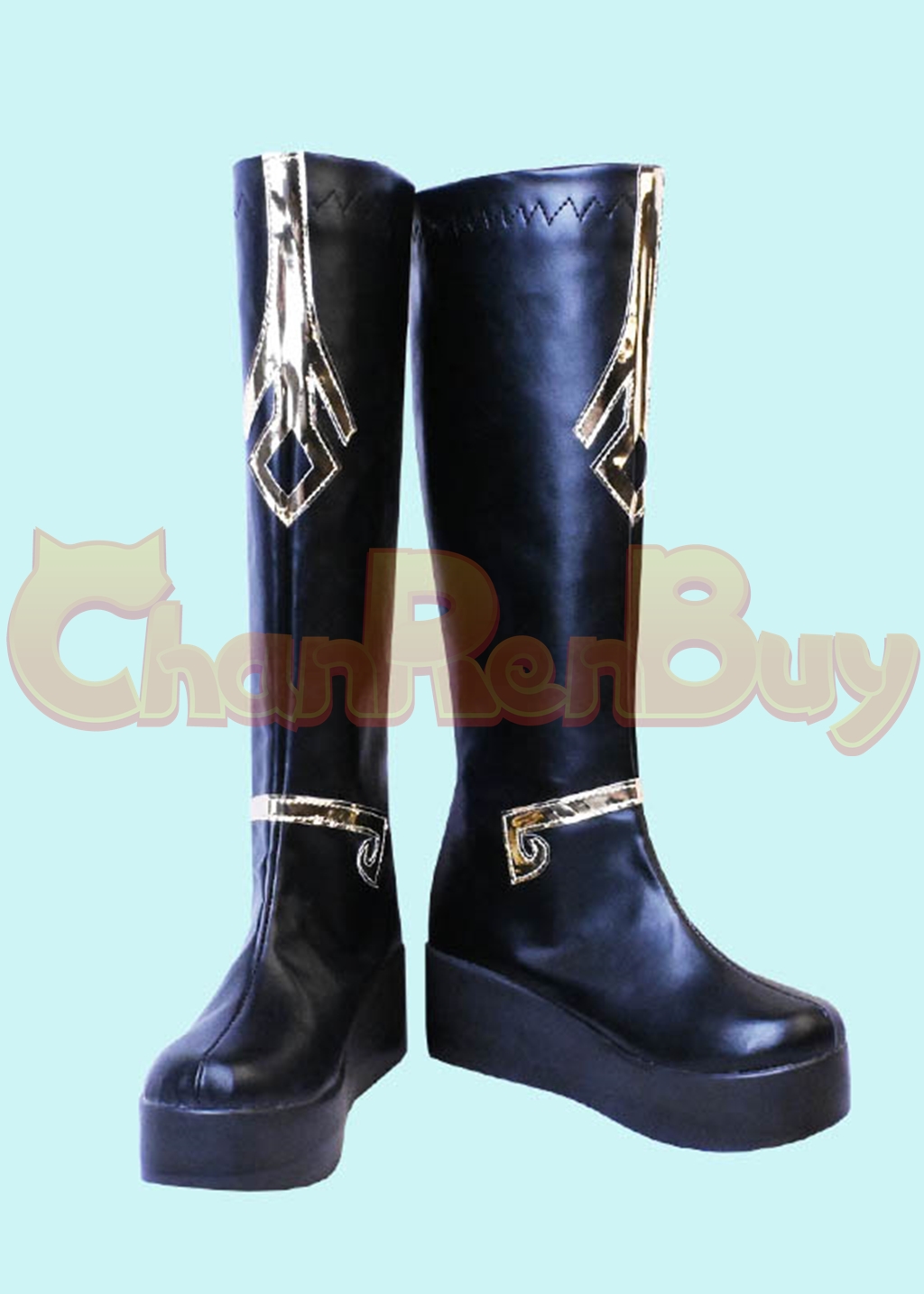 Zhongli Shoes Genshin Impact Boots Cosplay Ver.3-Chaorenbuy Cosplay