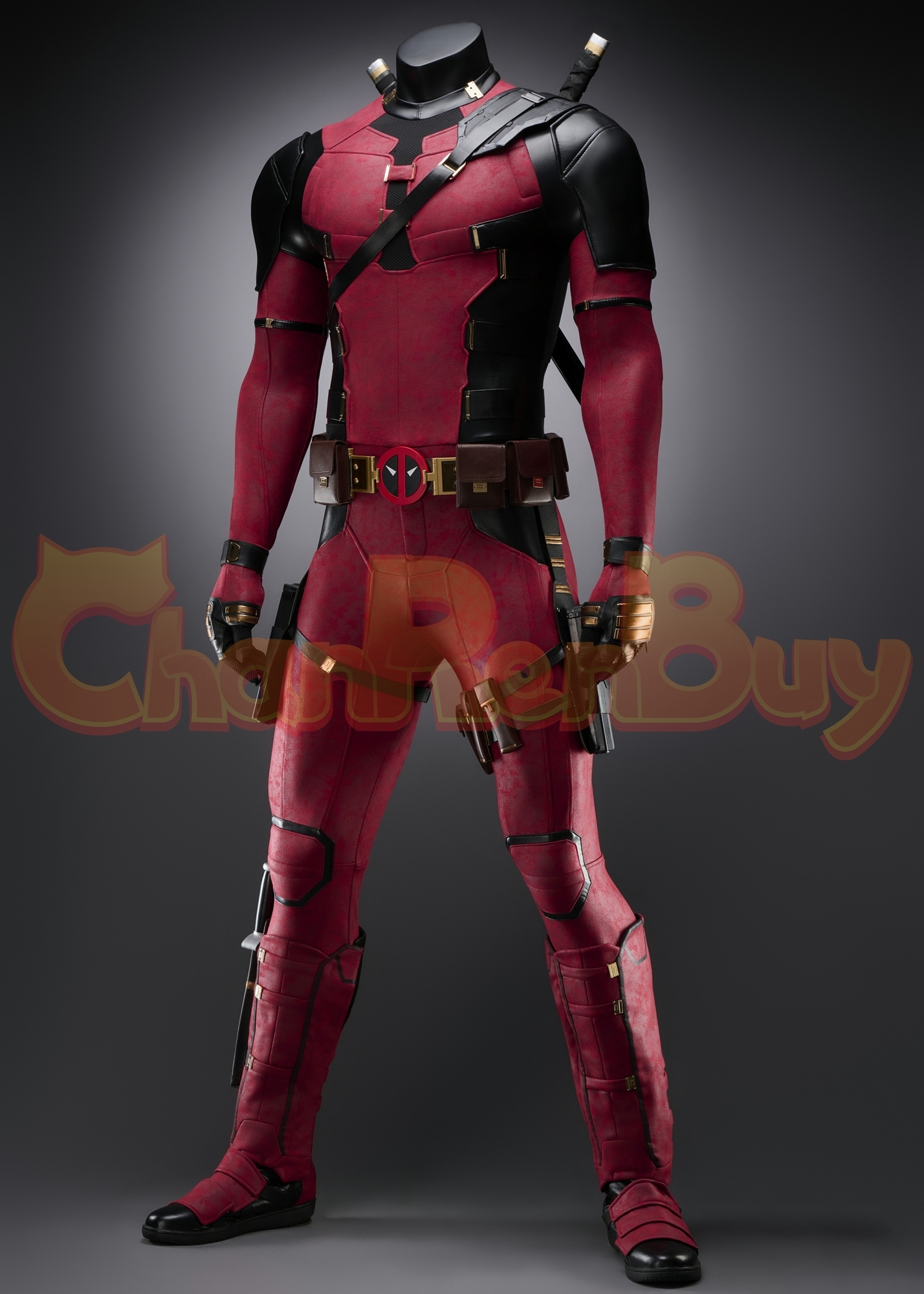 Deadpool Costume Deadpool & Wolverine Suit Cosplay Upgrade Ver-CR