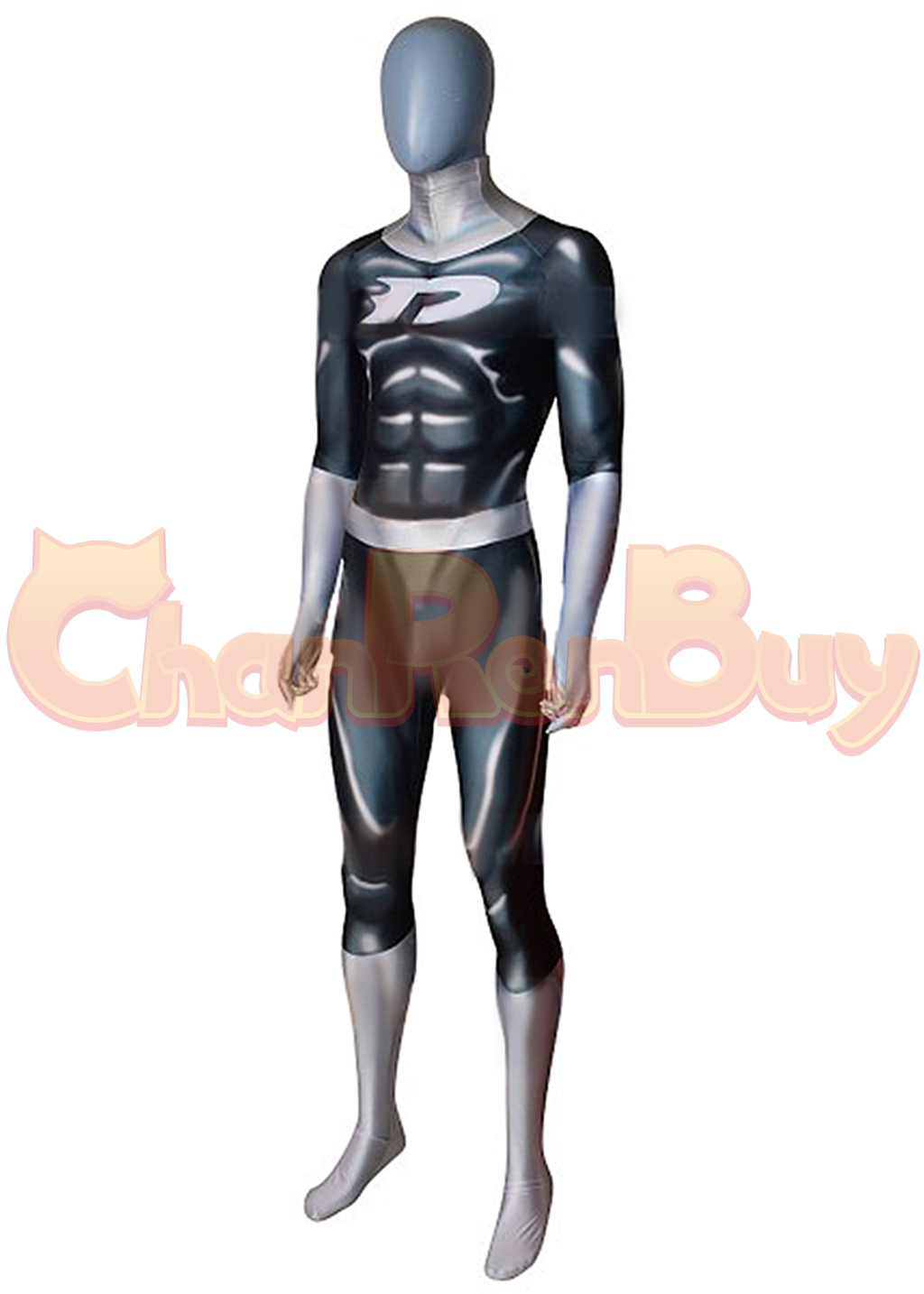 Danny Phantom Costume Bodysuit Dyesub Cosplay for Adult Kids-Chaoren