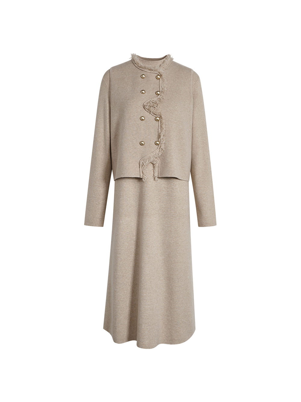 Knit Vest and Dress Set – KUOSE.com Knit Vest and Dress Set – KUOSE.com