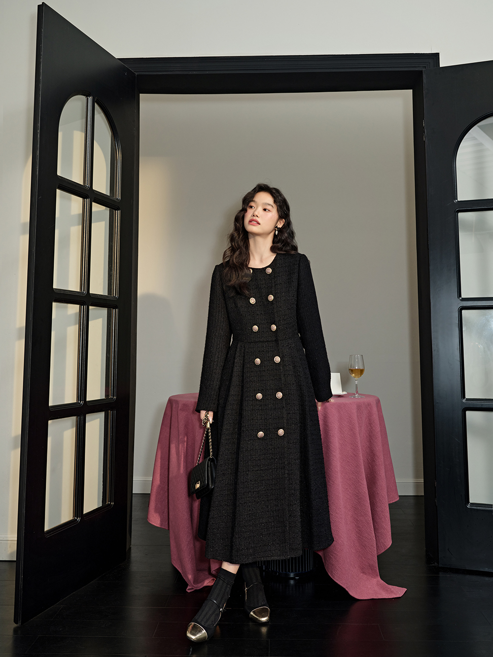 Tweed Maxi Dress – KUOSE.com Tweed Maxi Dress – KUOSE.com