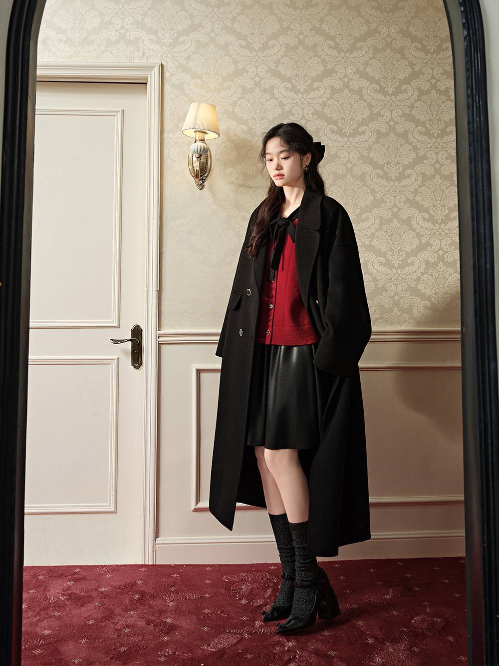 Ribbon Tie Sweater – KUOSE.com Ribbon Tie Sweater – KUOSE.com