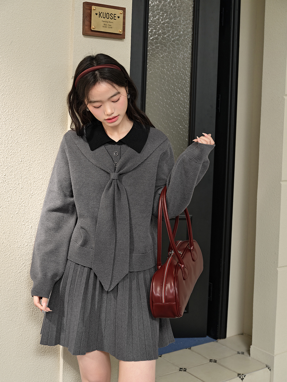 Sweater and Skirt Set – KUOSE.com Sweater and Skirt Set – KUOSE.com