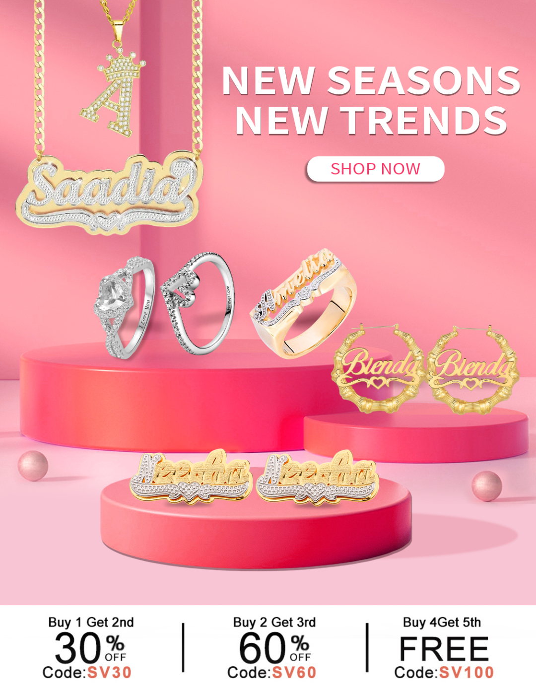 Silviax - Premium Personalized Jewelry - Custom Name Necklaces & Rings