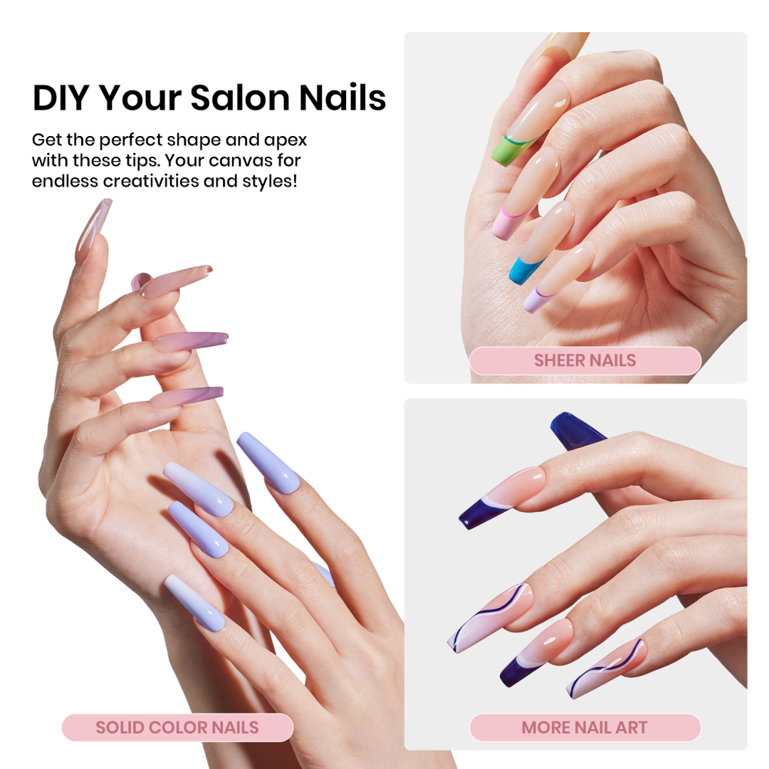 Beetles Pre-etched & Pre-sculpted Strong Acrylic Nail Tipex|120pcs