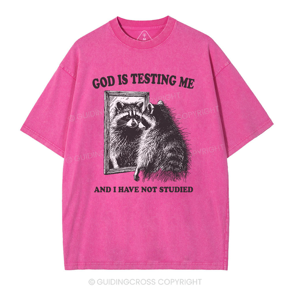 God Is Testing Me And I Have Not Studied Christian T-Shirt Sale ...