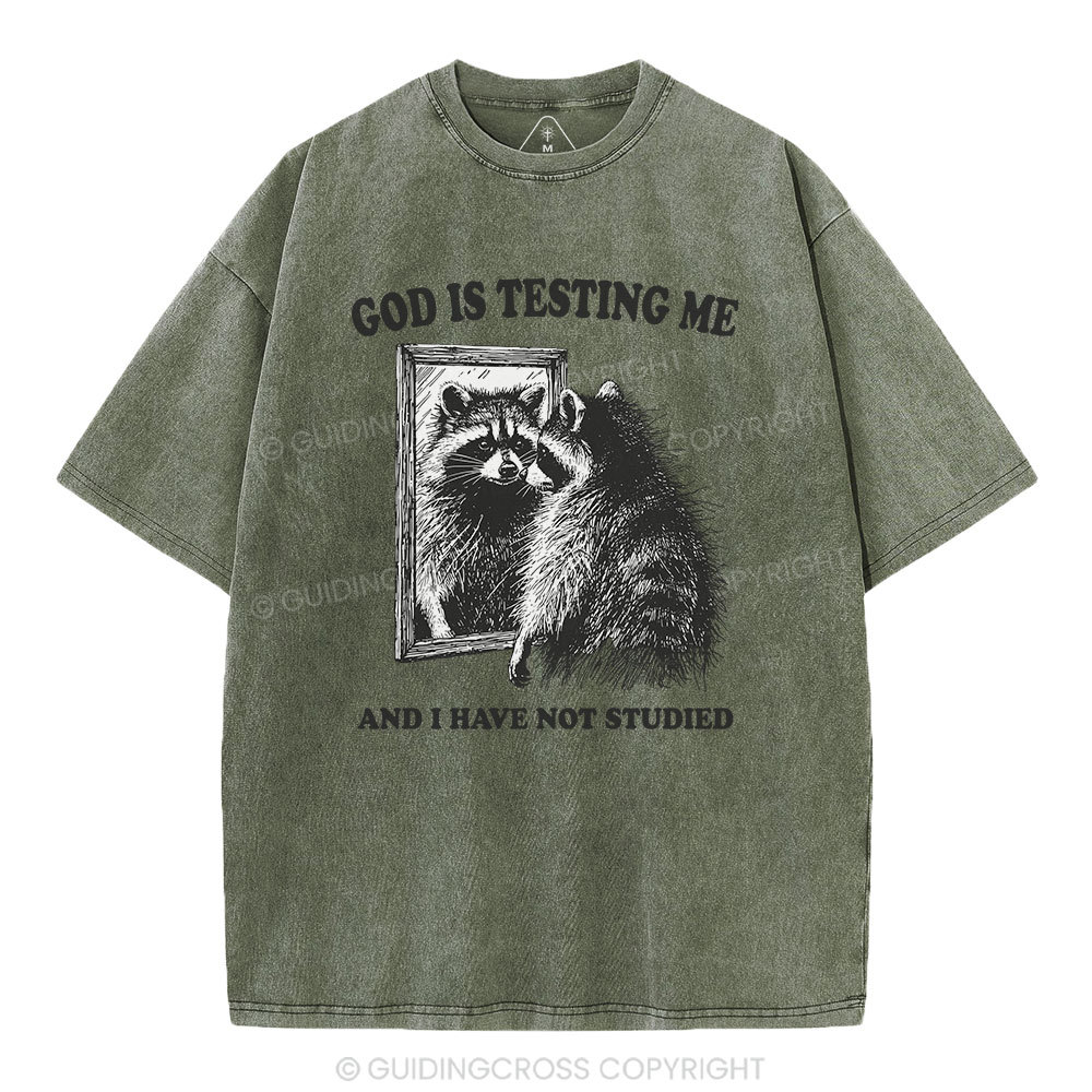 God Is Testing Me And I Have Not Studied Christian T-Shirt Sale ...