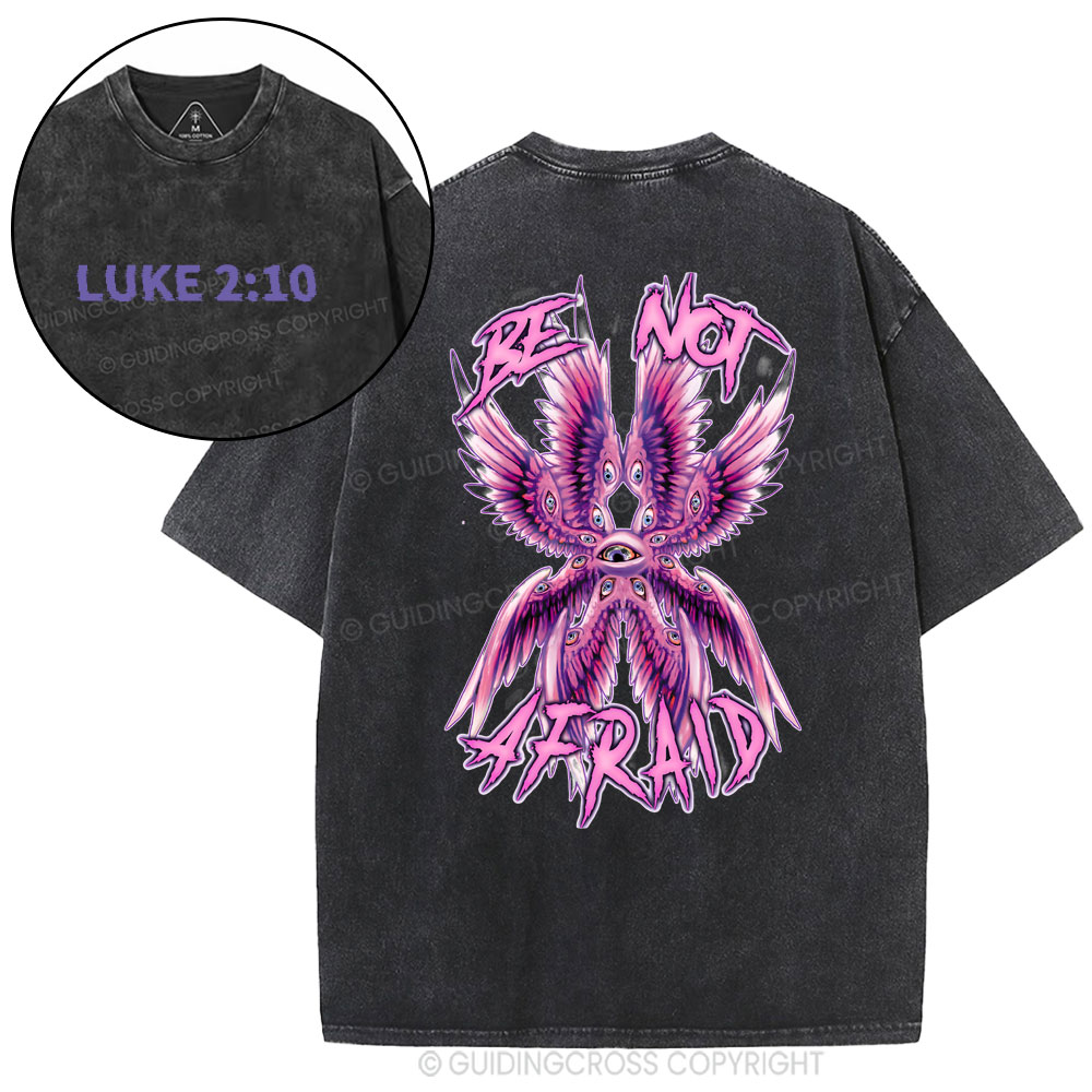 Be Not Afraid Christian Washed T Shrit Sale Guidingcross